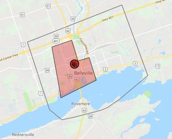 Power restored following outage in Belleville | Quinte News