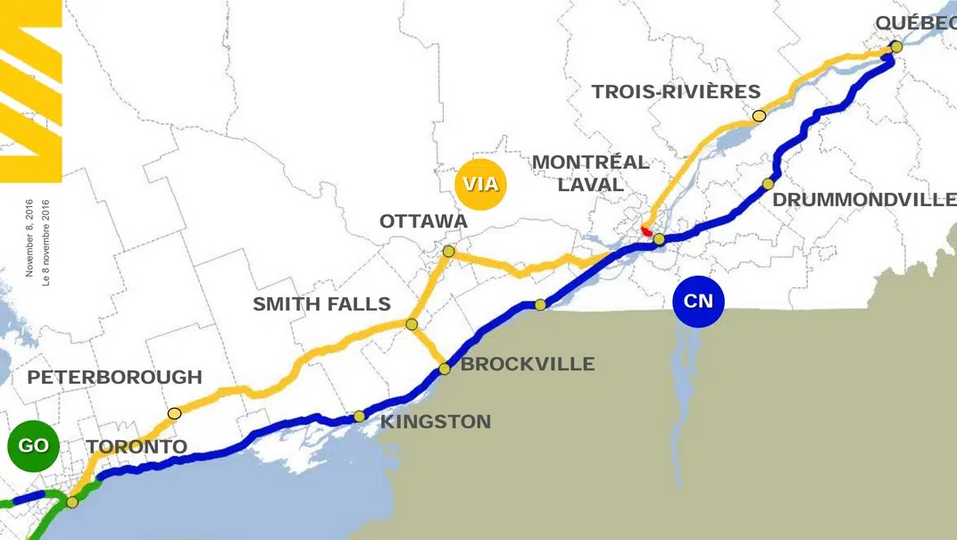 Feds close to announcing decision on new rail line | Quinte News