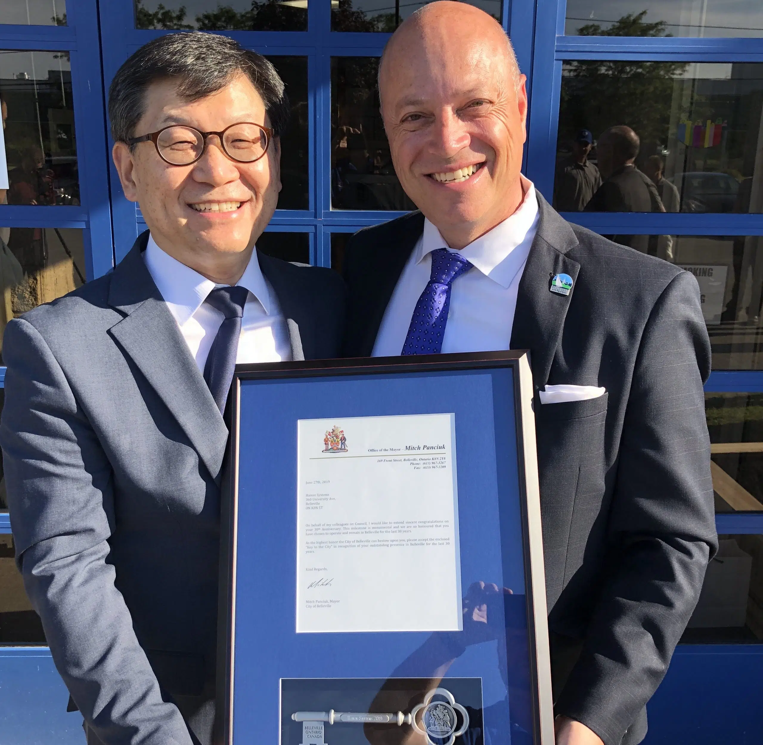 Hanon Systems CEO helps celebrates 30 years | Quinte News