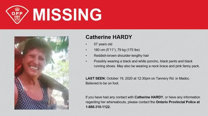 UPDATE: Missing Madoc woman found safe | Quinte News