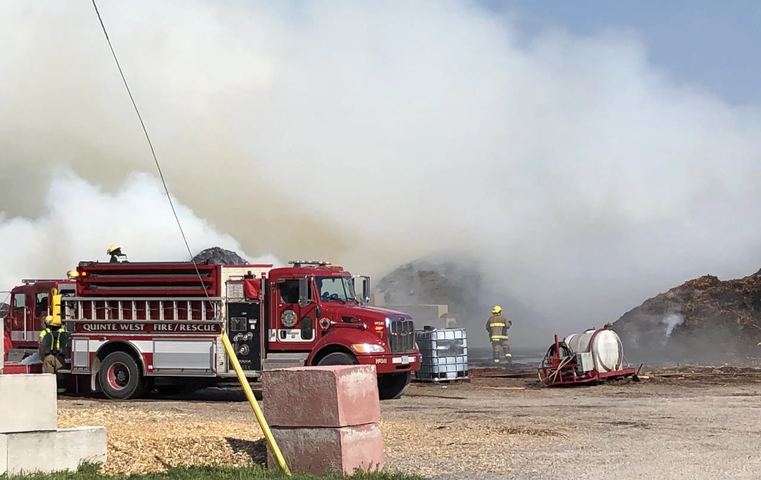 Mulch fire and more in Quinte West | Quinte News