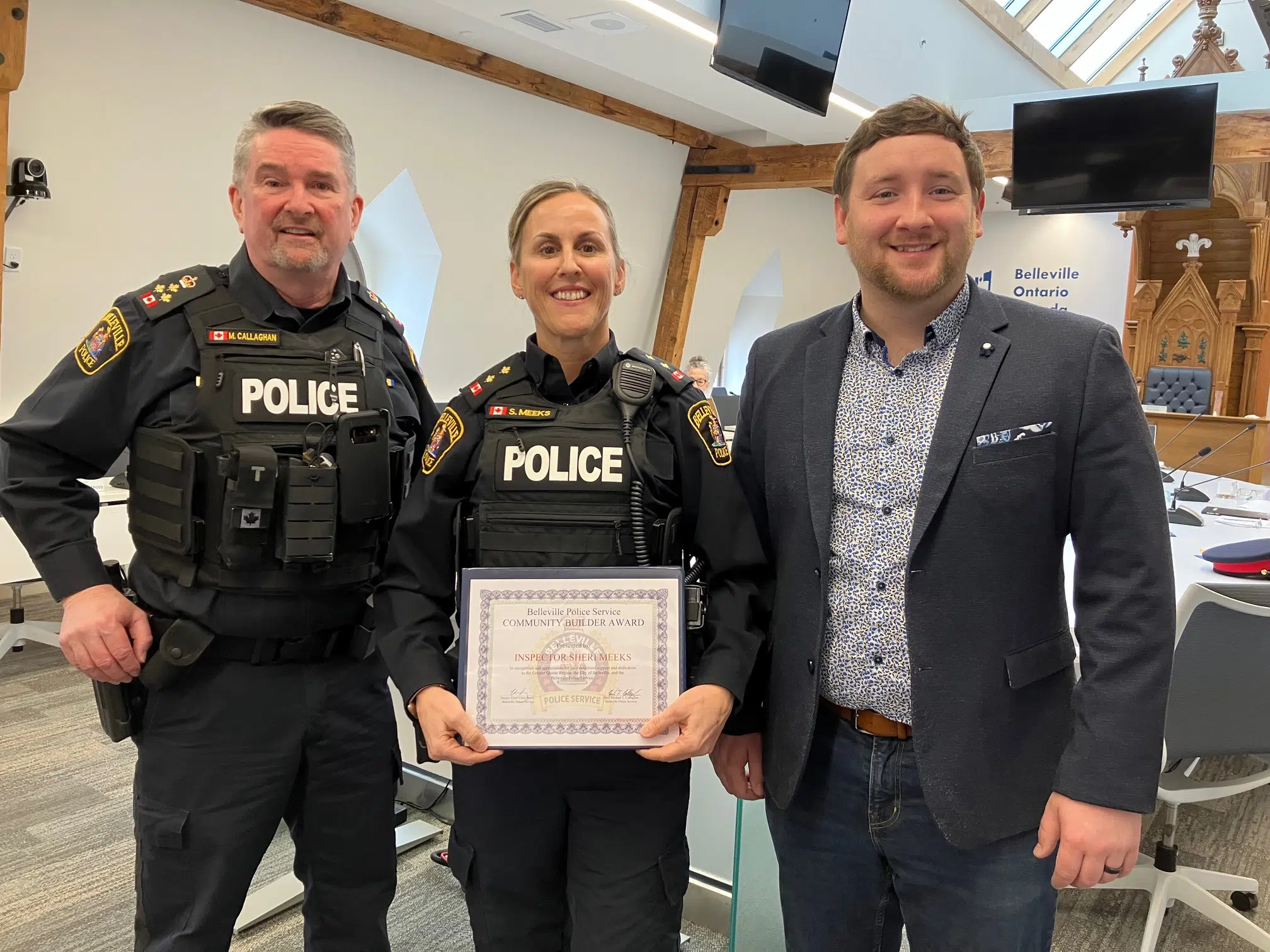 Police Inspector honoured for community Service | Quinte News