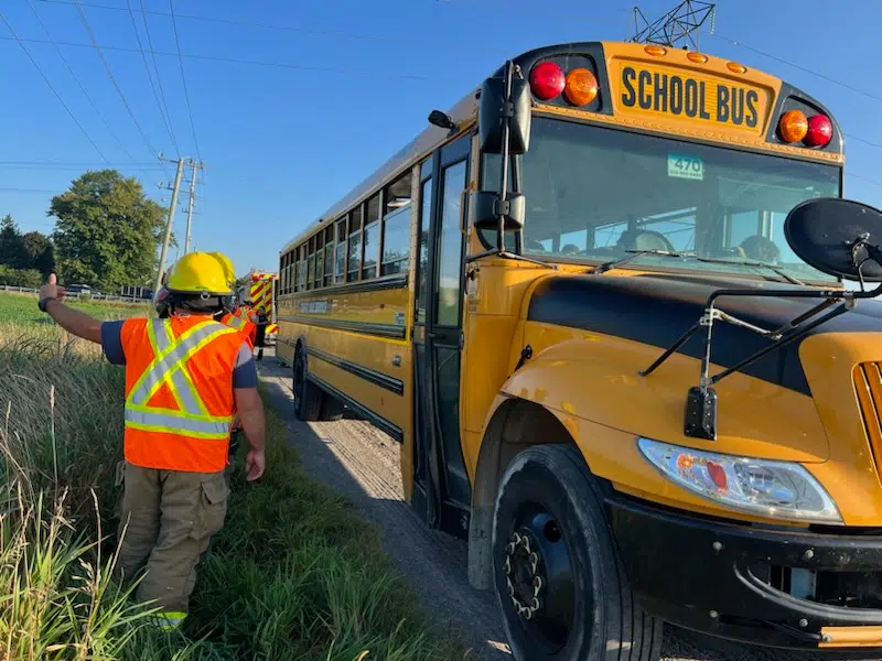Minor bus collision on first day of school | Quinte News