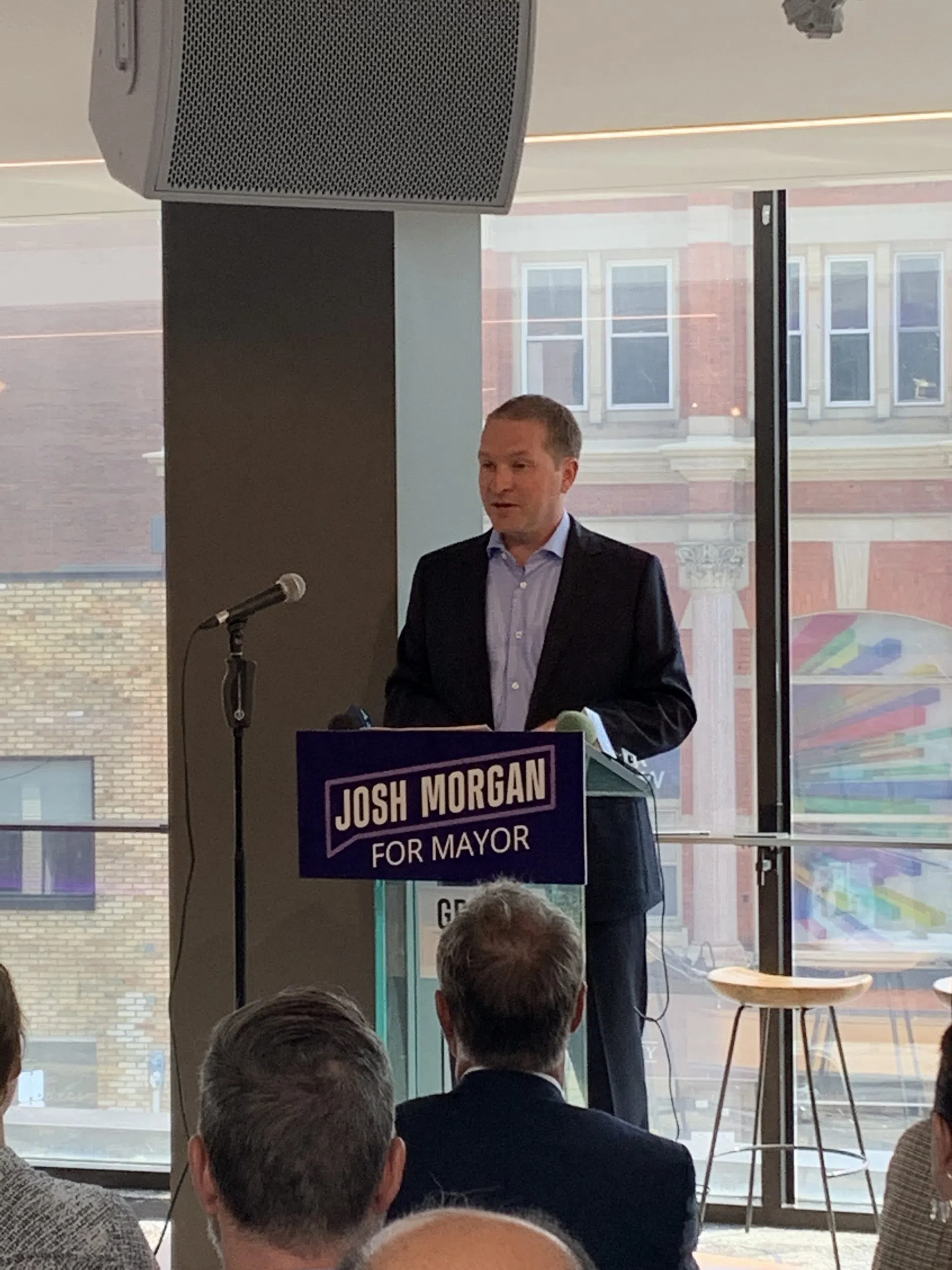 A mayoral candidate’s platform makes its debut at the Grand theatre | CFRL