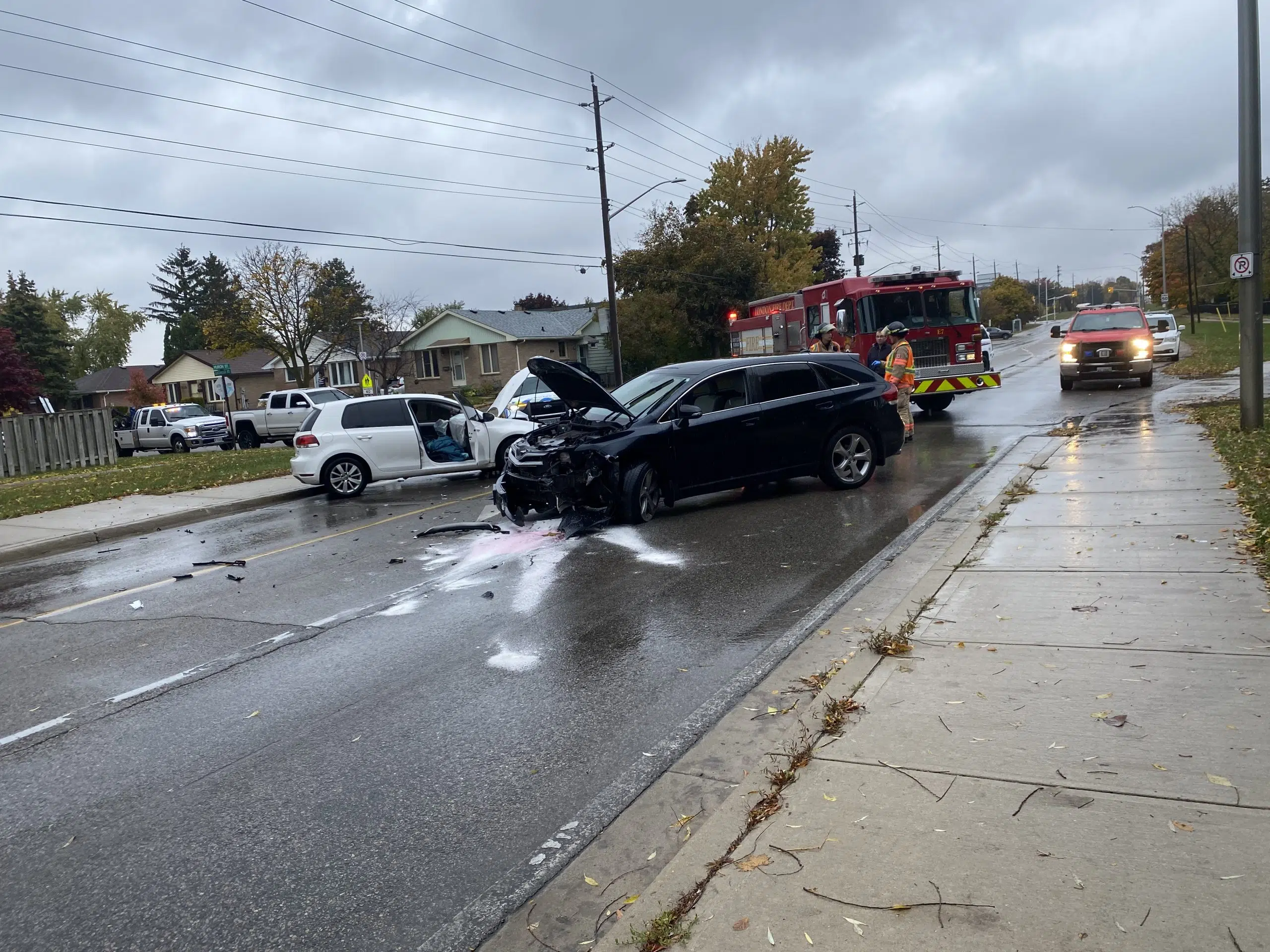 Multi vehicle crash on Huron | CFRL