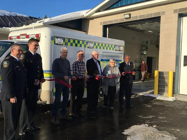 New ambulance base is officially opened | Napanee Today