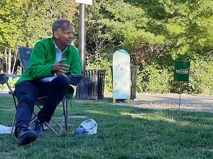 Green Party Leadership candidate David Merner visits Peterborough ...