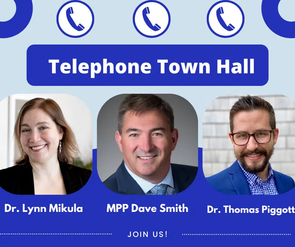 MPP Dave Smith hosting virtual town hall with local health officials ...