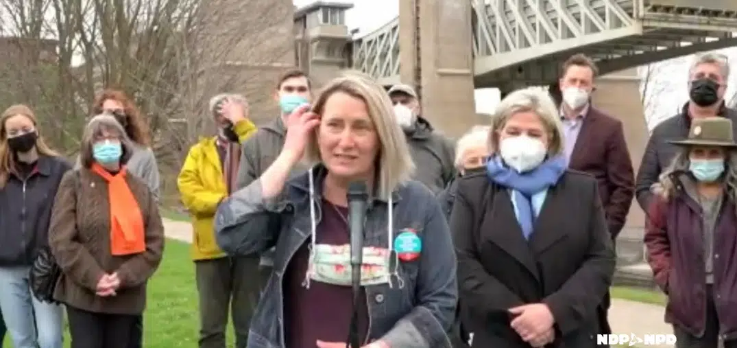 NDP Leader Andrea Horwath officially introduces Jen Deck as local ...