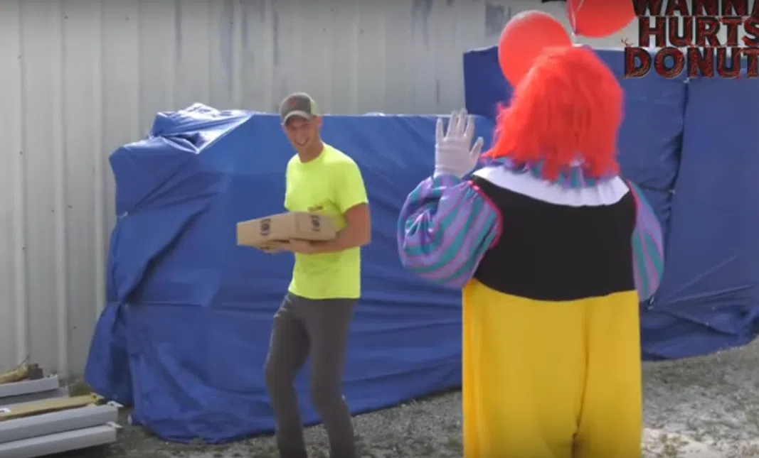 Donut Shop in Missouri Offers “Scary Clown Deliveries” | 102.9 The Buzz
