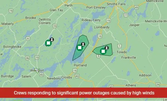 Hydro One dealing with numerous outages | Lanarkleedstoday.ca