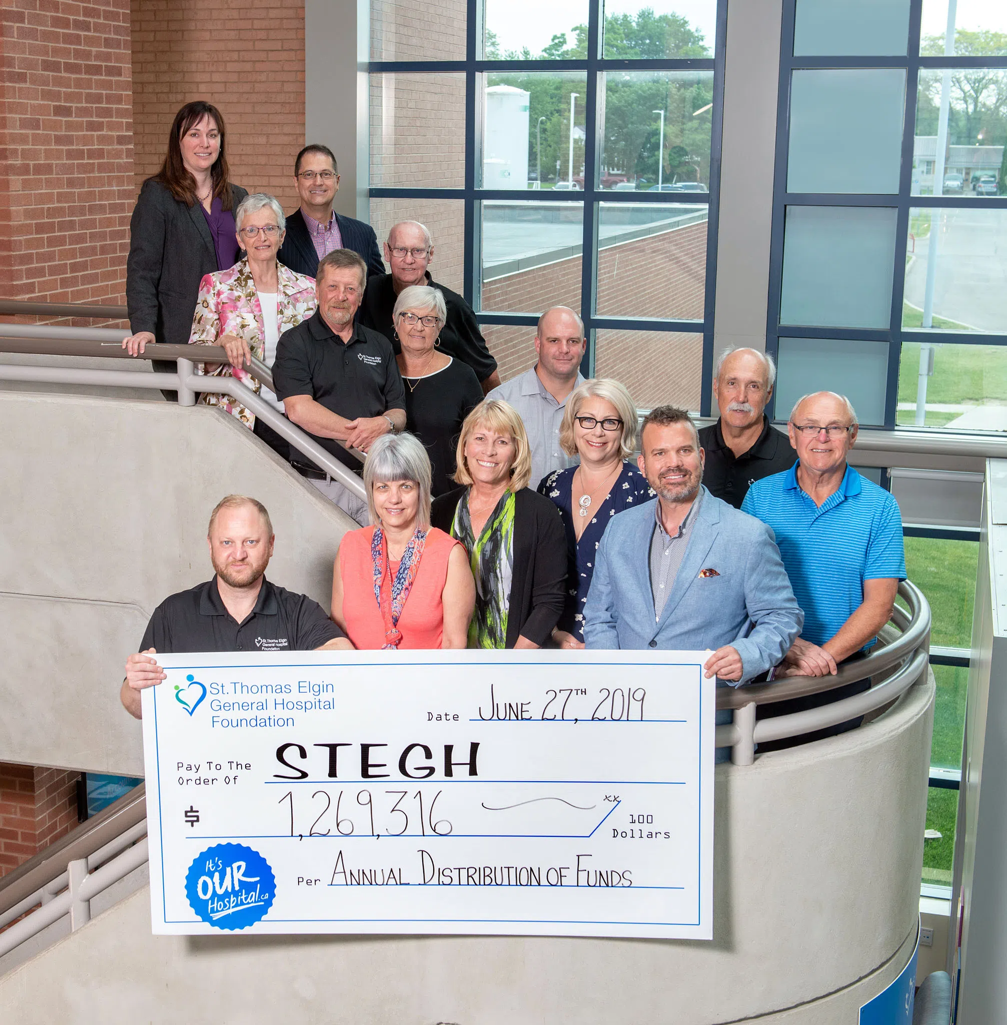 STEGH Foundation Donates $1.2 million To Hospital | 94.1 St.ThomasToday.ca