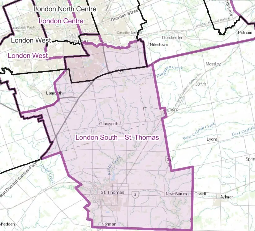 Proposed electoral boundaries impact St. Thomas and Elgin | 94.1 St ...