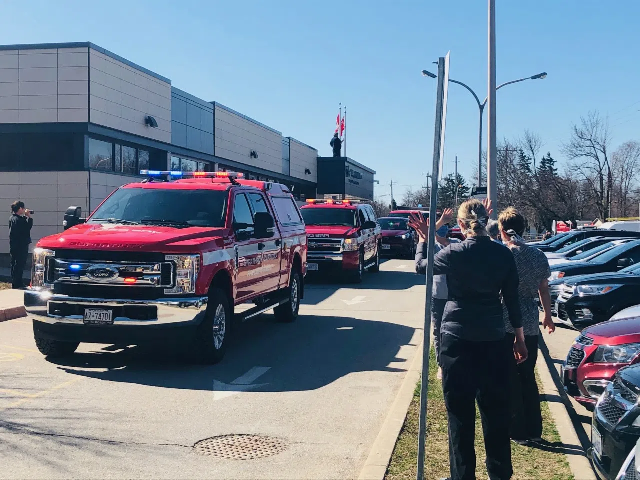 First Responders Honour Local Front Line Workers | 105.7 Strathroy Today