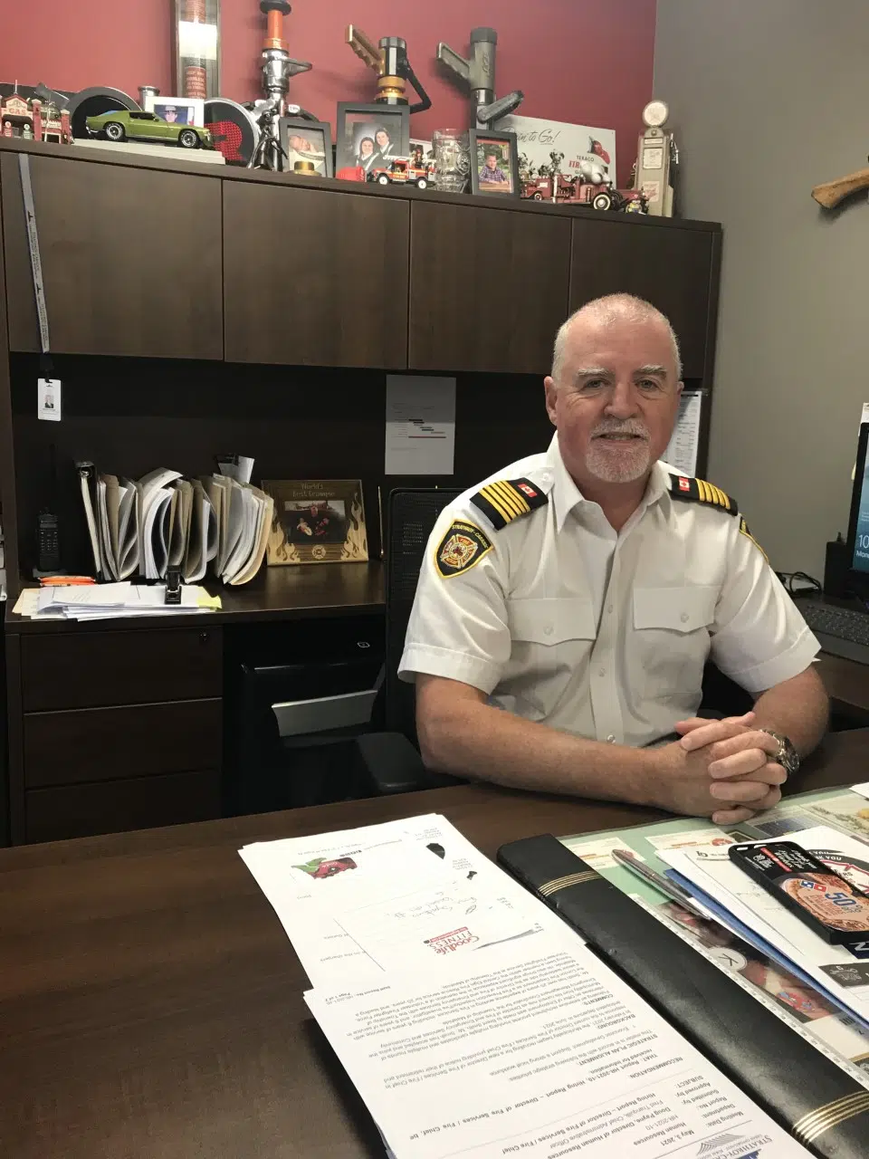 Fire Chief Brian George – A Storied Career | 105.7 Strathroy Today