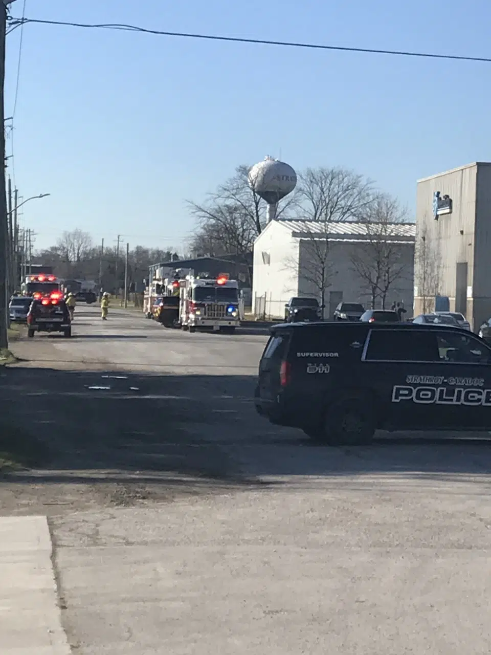 Stubborn Meridian Fire Keeps Fire Crews Busy Monday | 105.7 Strathroy Today