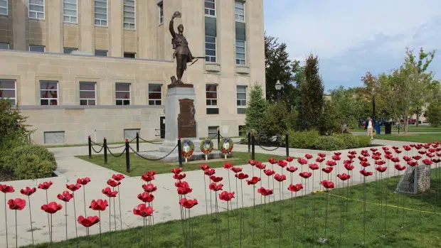 Goderich holding a very similar looking Remembrance Day service | 90.5 ...