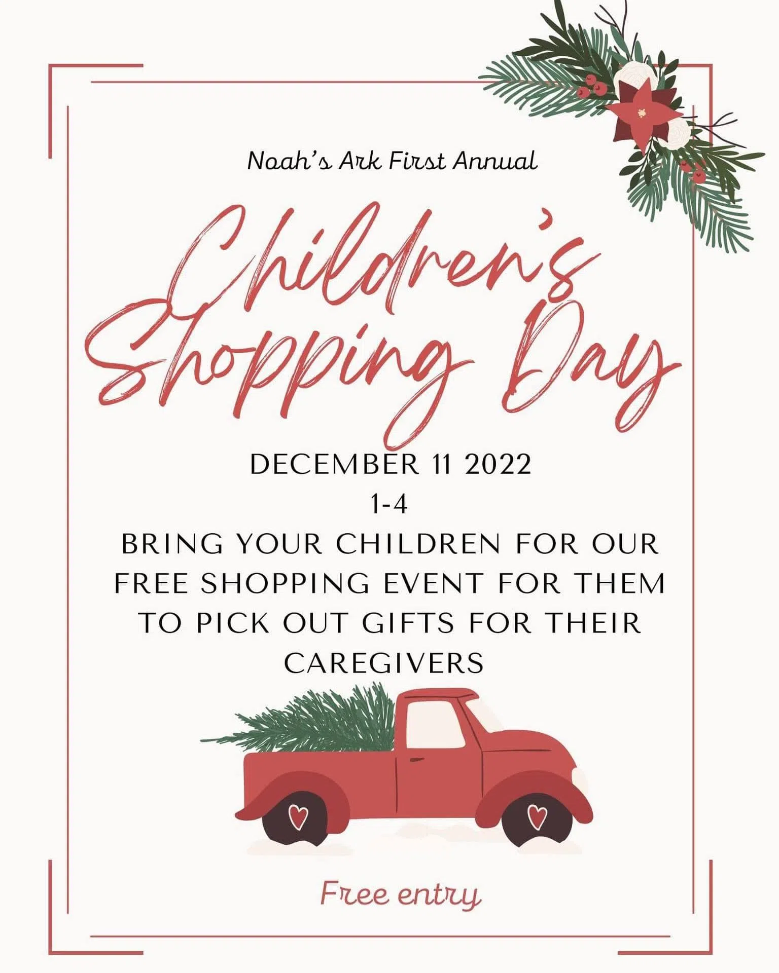 Noah’s Ark holding a Christmas shopping event for the kids | 90.5 ...