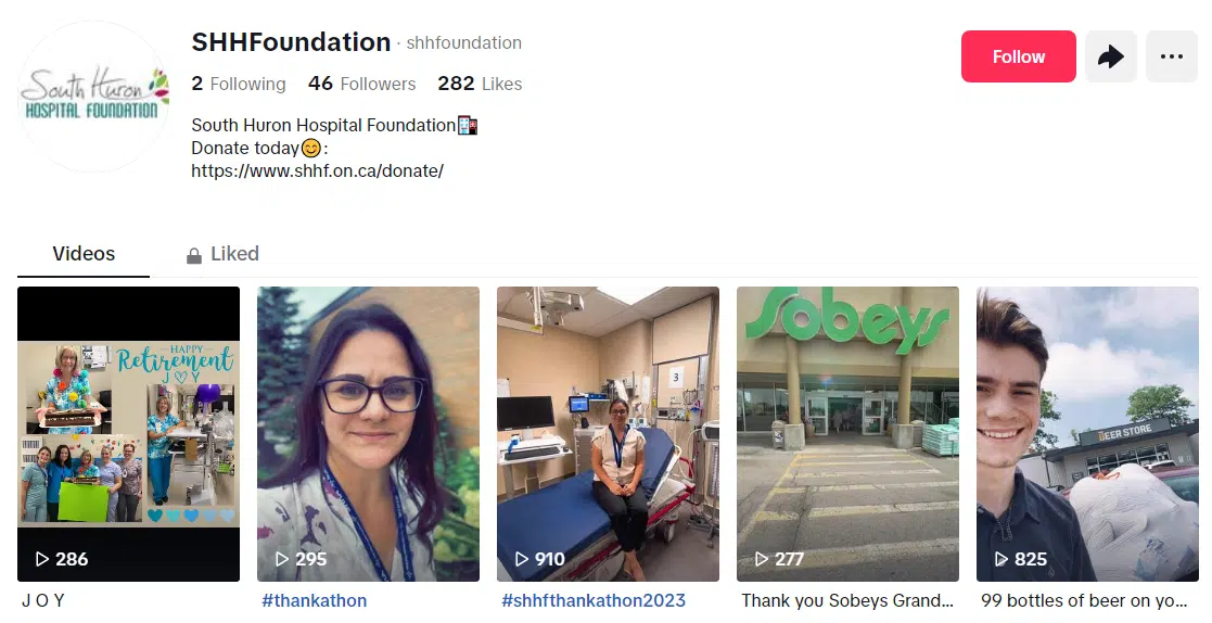 TikTok Opens the Door for The South Huron Hospital Foundation to ...