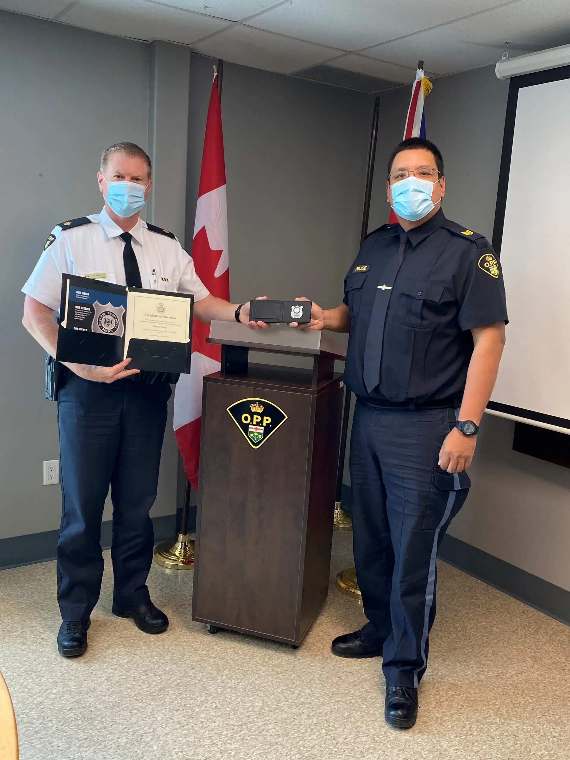 The Dufferin OPP congratulate Stan Wesley on his promotion to Sergeant ...