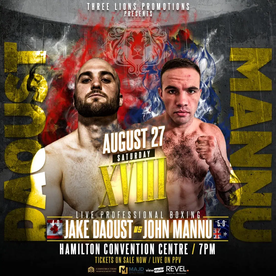 Local Boxer Jake Daoust ready to perform on August 27th | FM92 South Simcoe Today