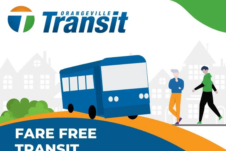 Free Transit Begins Today | FM101 Orangeville Today