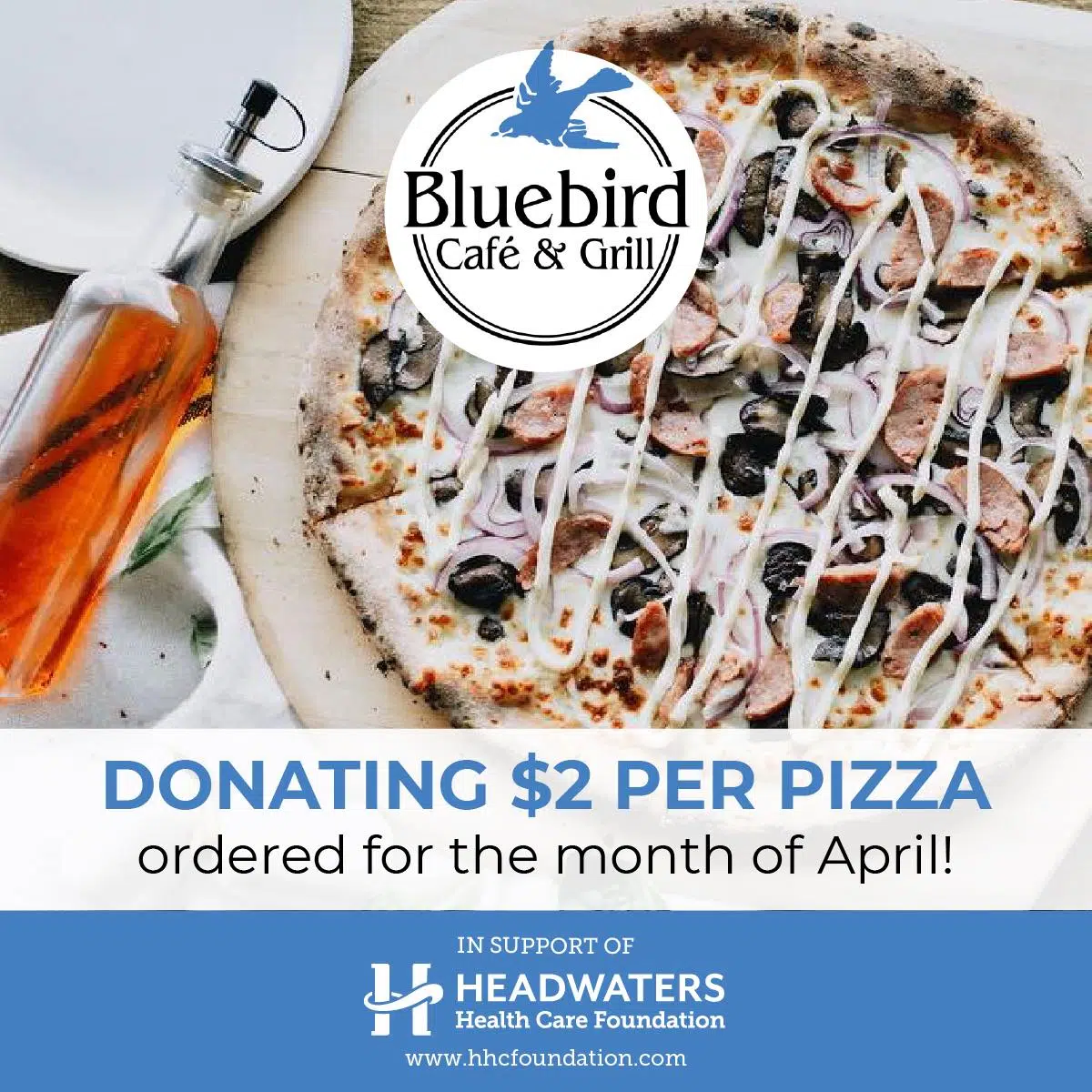 Pizza For Headwaters at the Bluebird Cafe! | FM92 South Simcoe Today