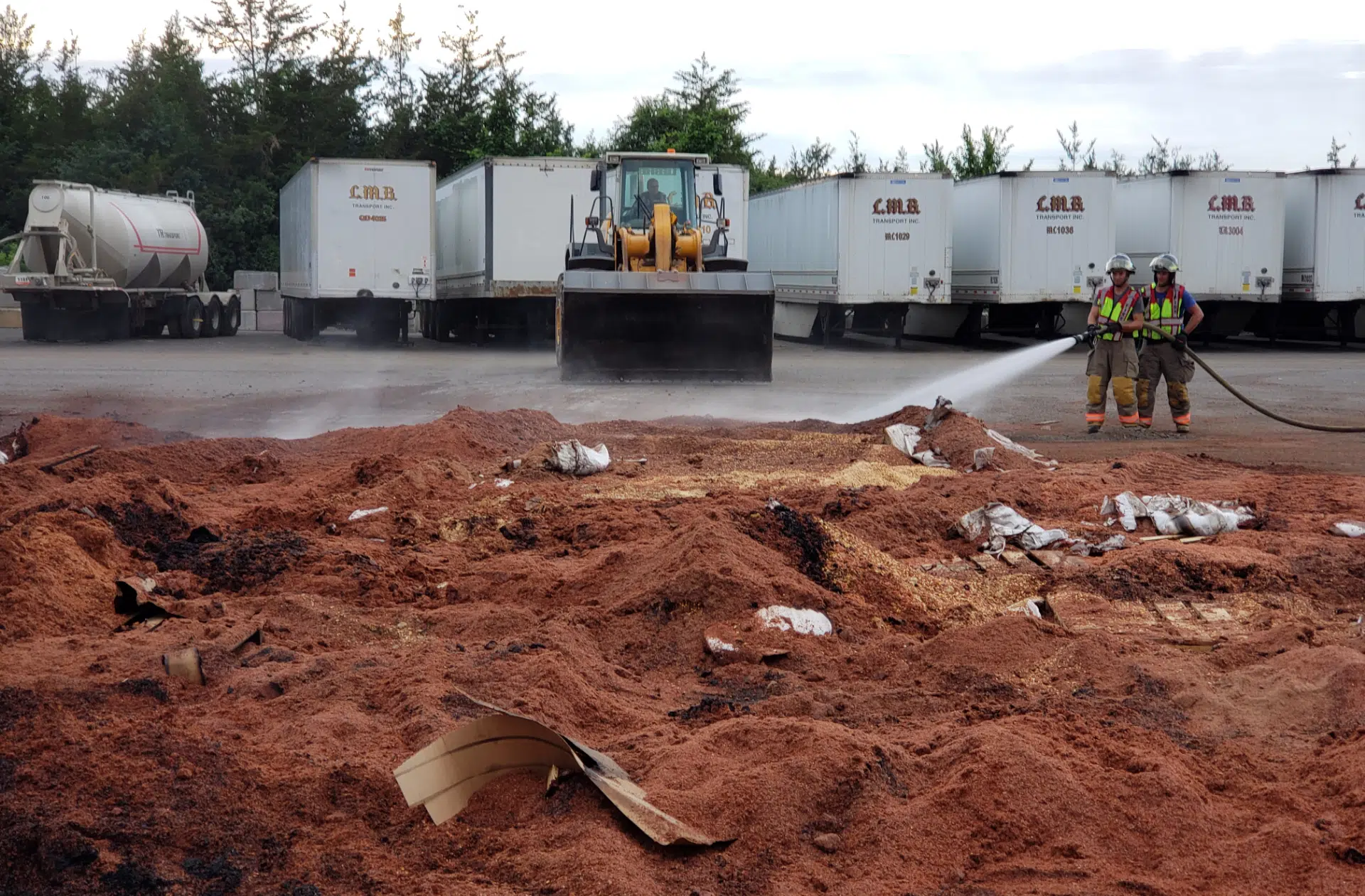 Fire on Putnam Industiral Road caused by overheated peanut skins ...