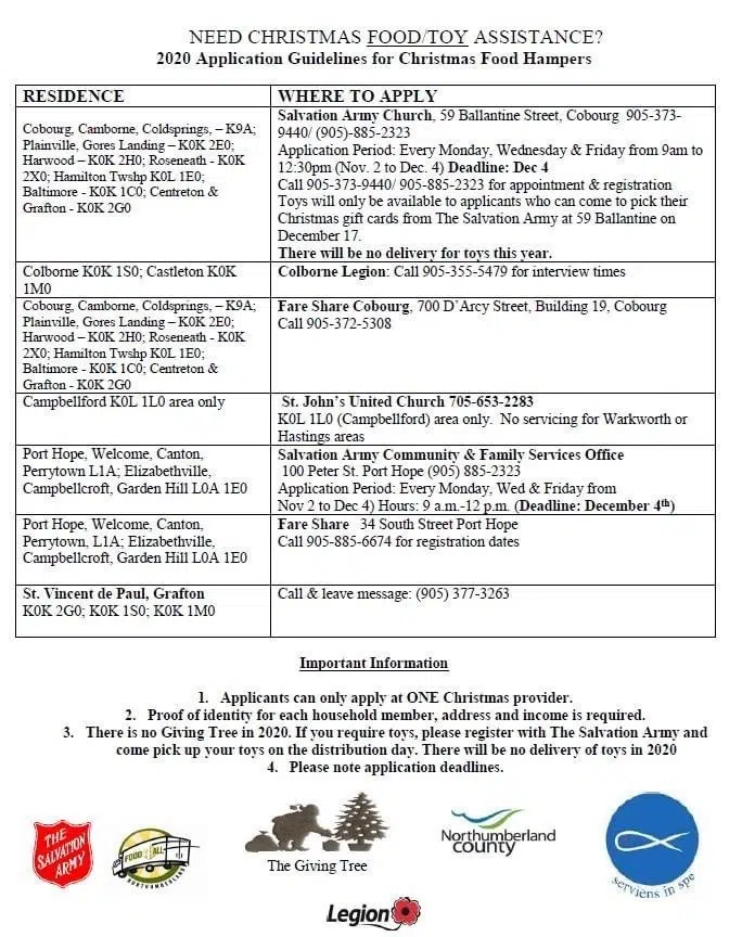 Salvation Army hosts giving tree fundraiser in Northumberland ...