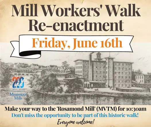 COMMUNITY SPOTLIGHT: Additional perspective on Friday’s Millworkers Walk | Oldies 107.7