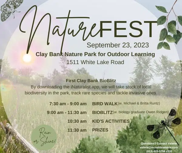 BioBlitz to take over Clay Bank Nature Park fourth Saturday in ...