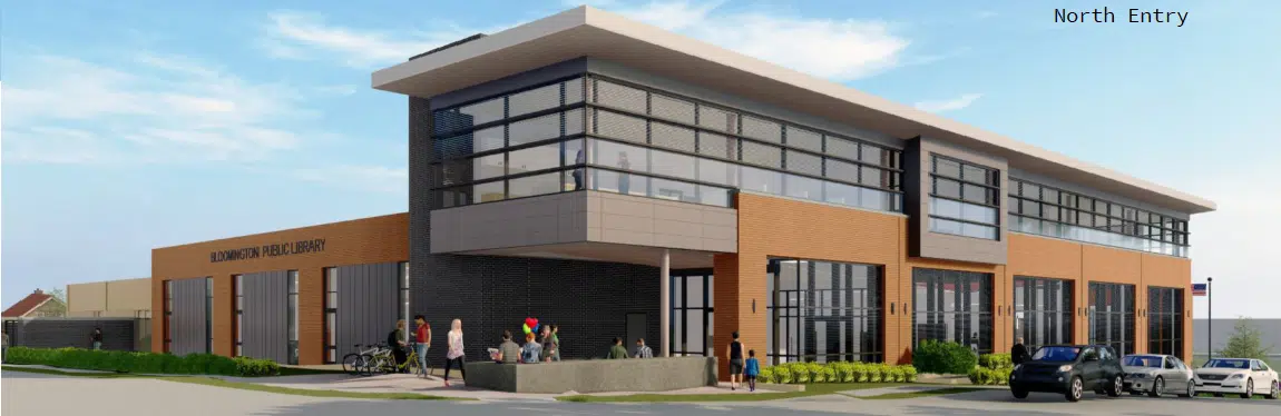 $25.2 Million Bloomington Library Expansion Under Construction | www ...