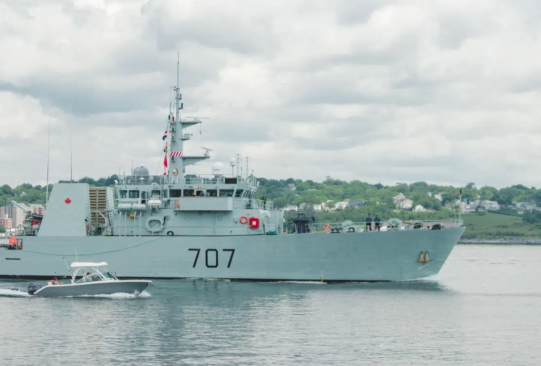 HMCS Fredericton departs for first mission since Cyclone crash | Surge 105