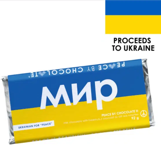 Peace By Chocolate Offering Peace For Ukraine Bar | Hot Country 103.5