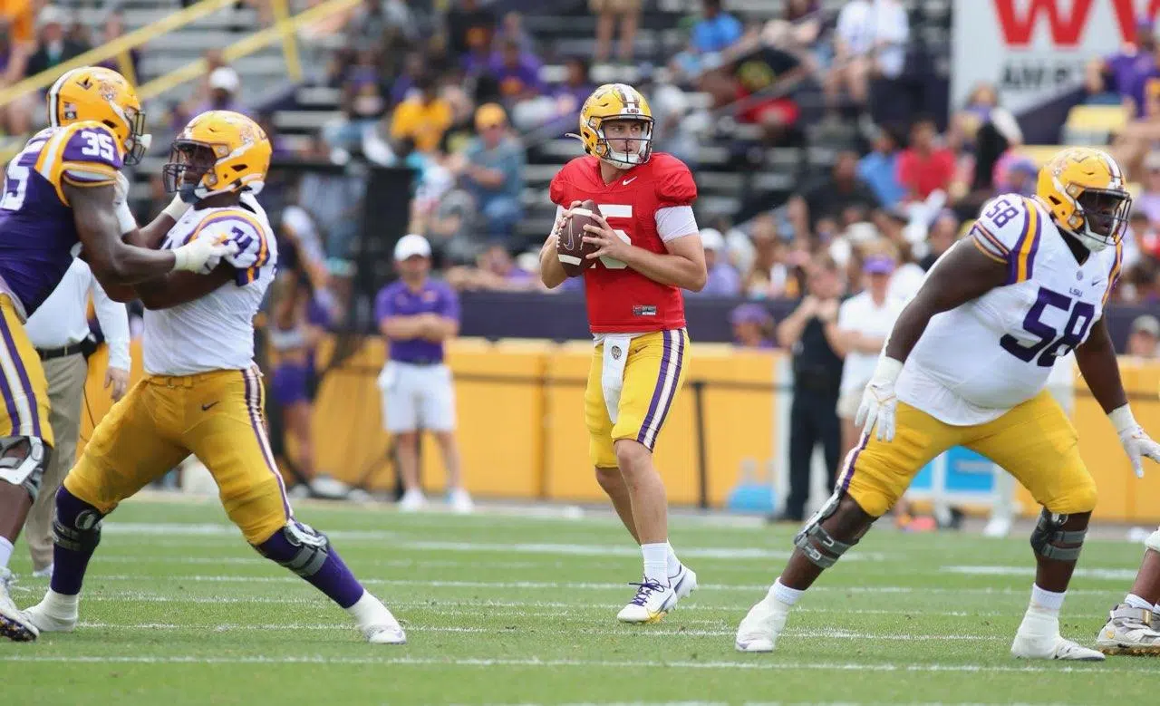 LSU QB Myles Brennan decides to end his college career ...