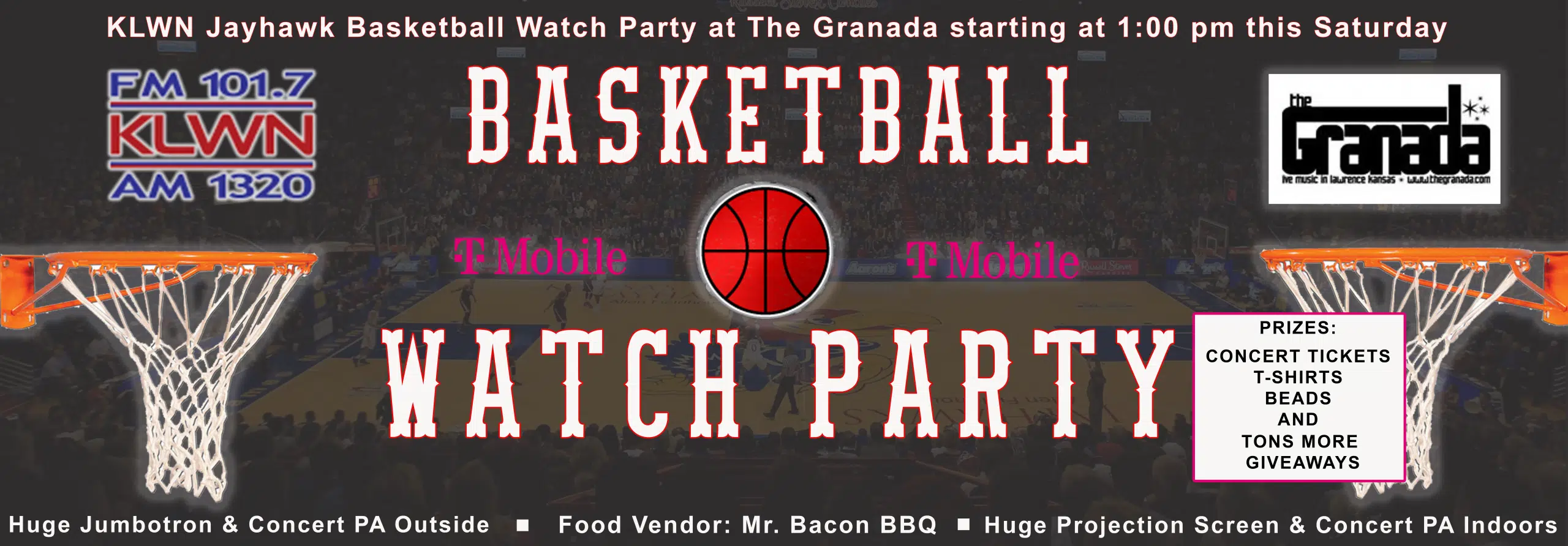 KLWN Jayhawk Basketball Watch Party | KLWN 101.7 FM and 1320 AM