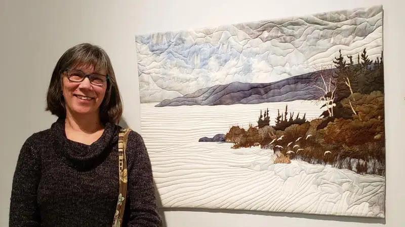 Dubnick wins award for winter landscape fabric artwork | larongeNOW