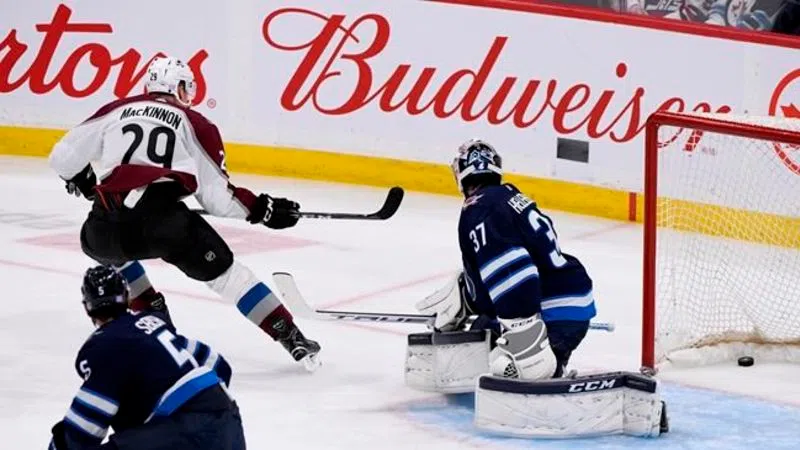 Adam Werner shines in NHL debut, MacKinnon with four points as Avs beat ...
