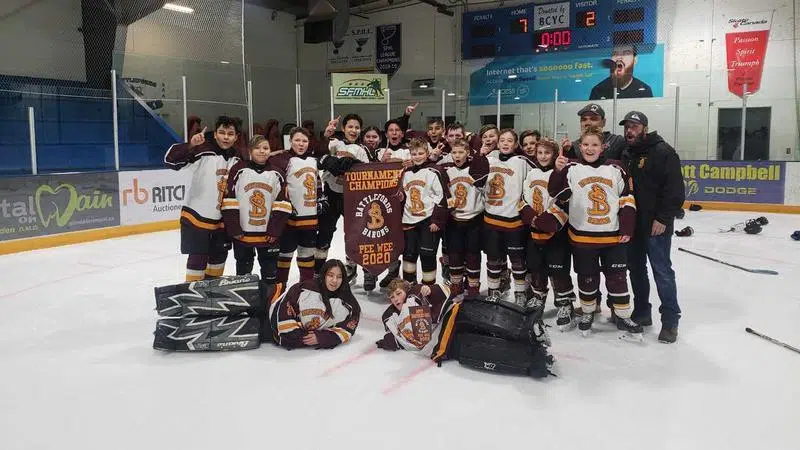 Battlefords 3 Barons take gold at peewee tournament | battlefordsNOW