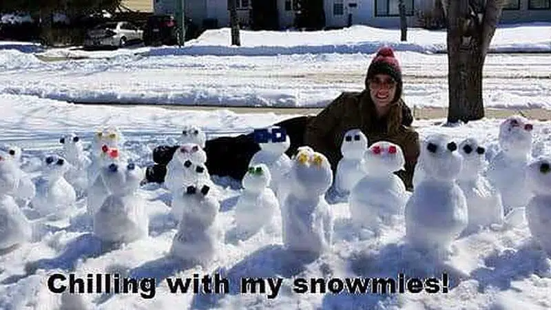 Spring Snowman Building Contest | battlefordsNOW