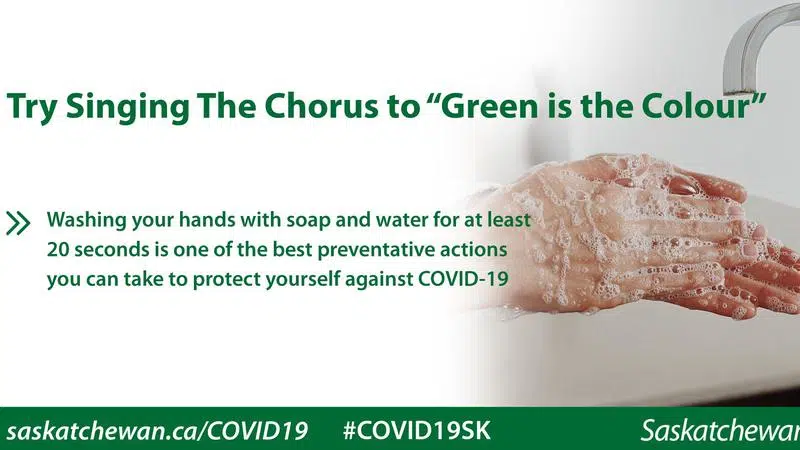 Sing Green Is the Colour to Wash Your Hands | battlefordsNOW