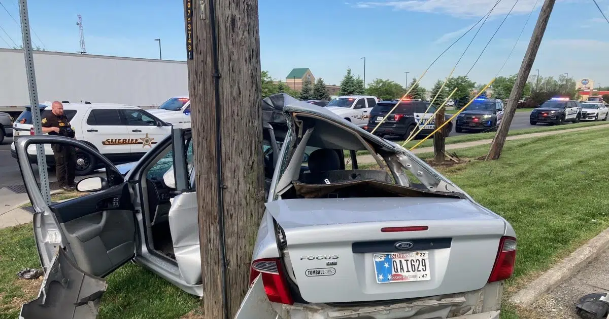 Columbus woman arrested after stolen car chase ends in crash | MOJO 102.9