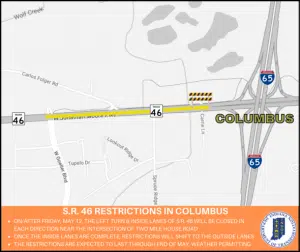 Restrictions on S.R. 46 start Friday for intersection improvement ...