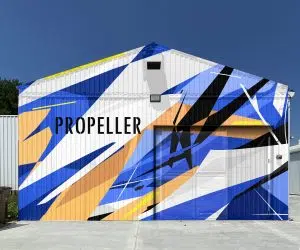 Propeller unveils new mural design in Columbus | KORN Country 100.3 ...
