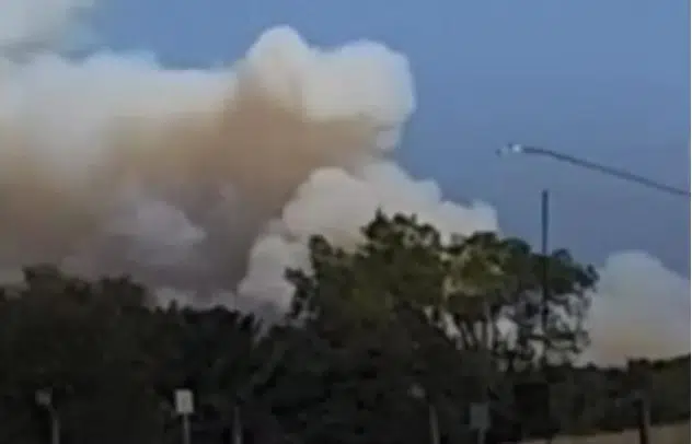 Pallet fire in Waushara County | WDEZ 101.9 FM Great Country