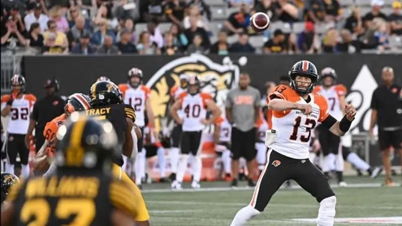 Veteran quarterback Mike Reilly back practising with Lions after ankle ...