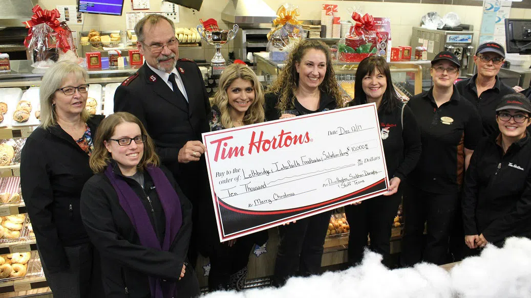 Christmas Hope agencies receive $10,000 donation from local Tim Hortons ...