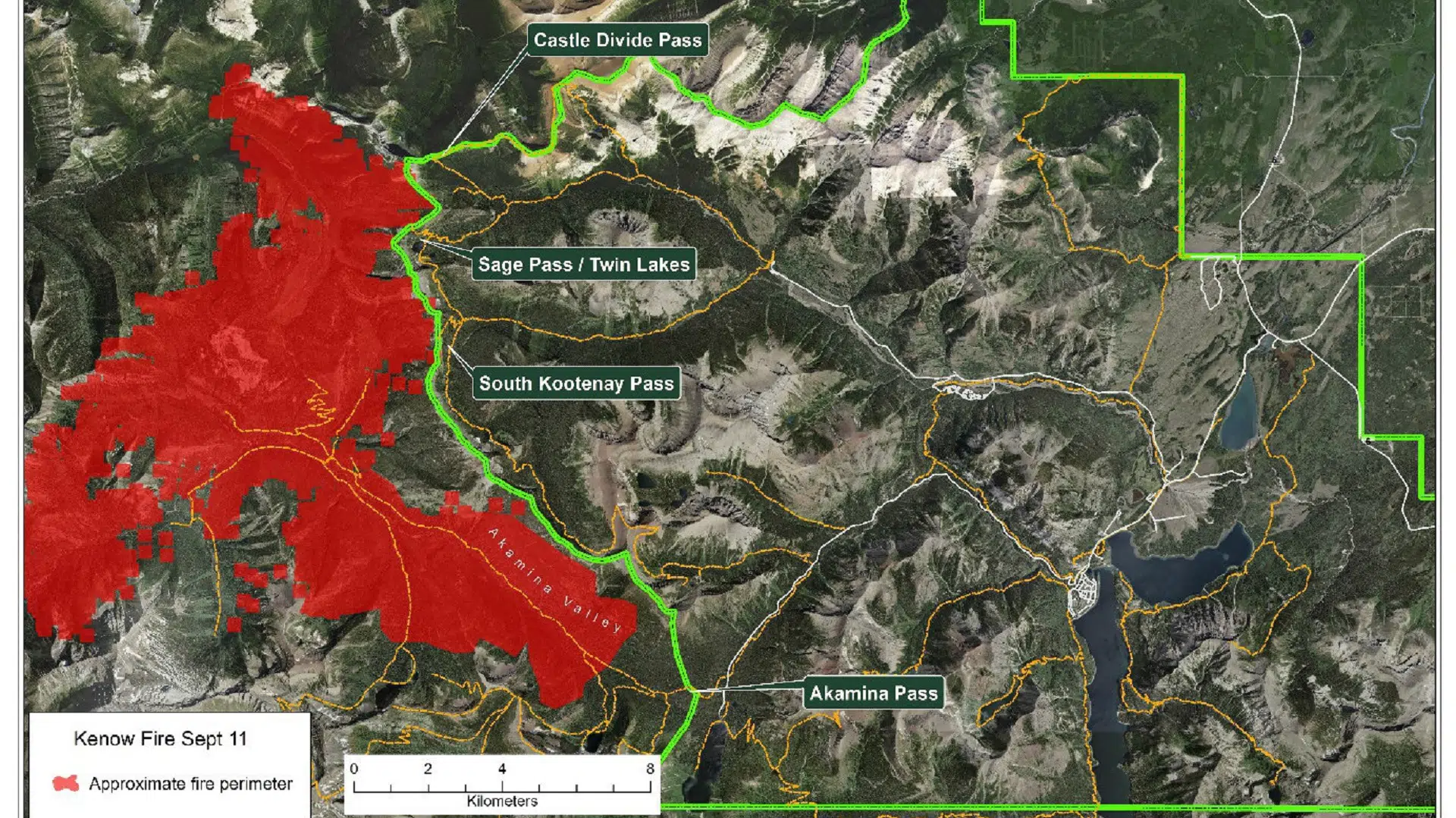 Latest update from Parks Canada on advancement of Kenow fire ...