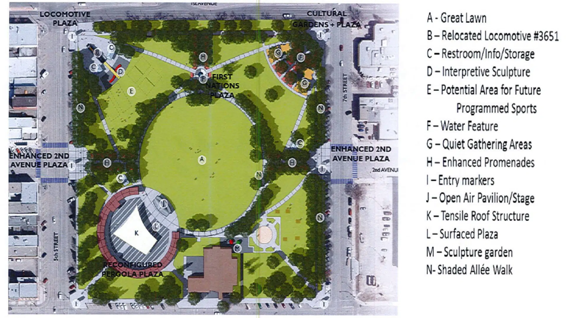 Major reconstruction proposed for Galt Gardens in new master plan ...