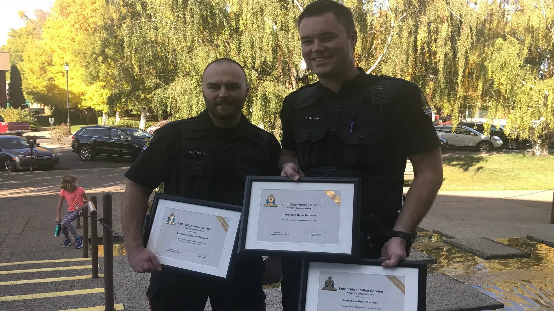 Lethbridge Police Officers receive special recognition | Lethbridge ...